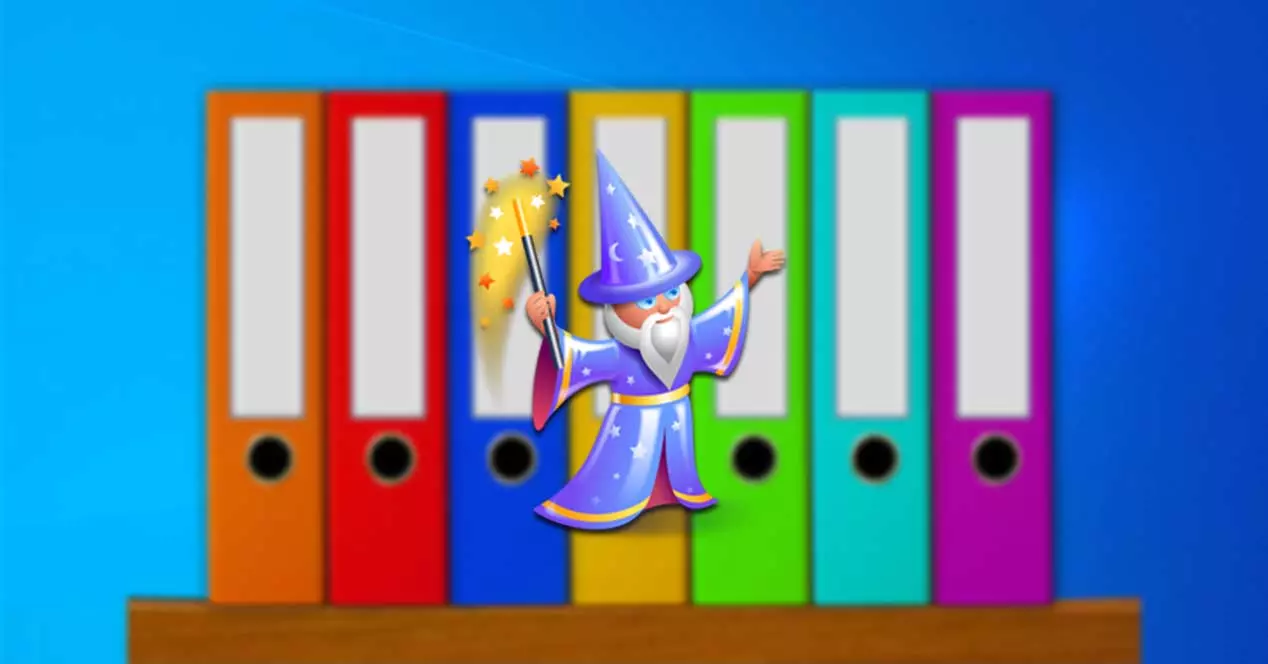 Pangani mafoda angapo ndi New Folder Wizard