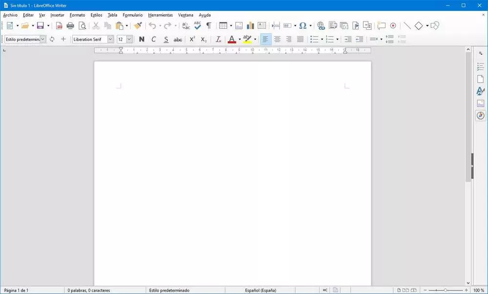 LibreOffice met Office-pictogrammen