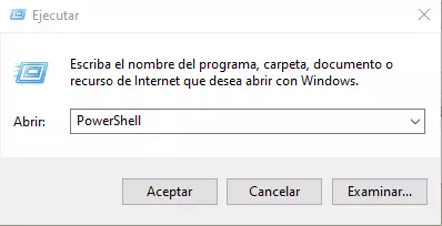 Apri Windows Esegui