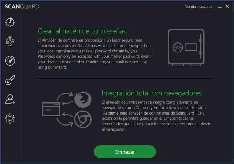 Scanguard මුරපද ගබඩාව