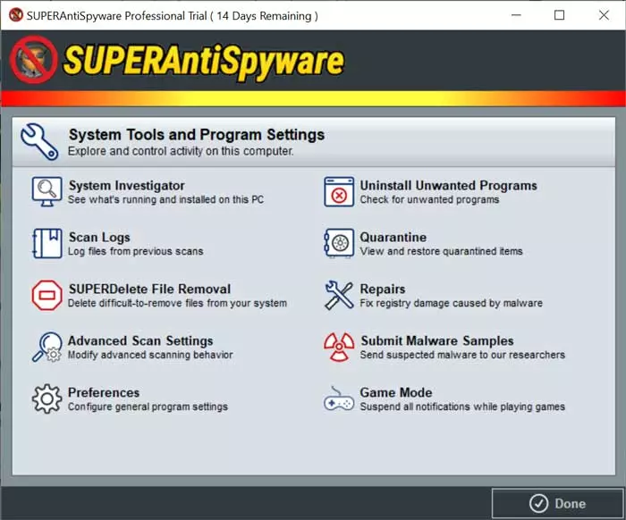 SUPERAntiSpywareTools