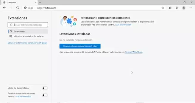 Estensioni personalizzate di Edge