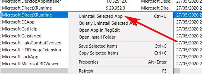 Uninstall Windows apps