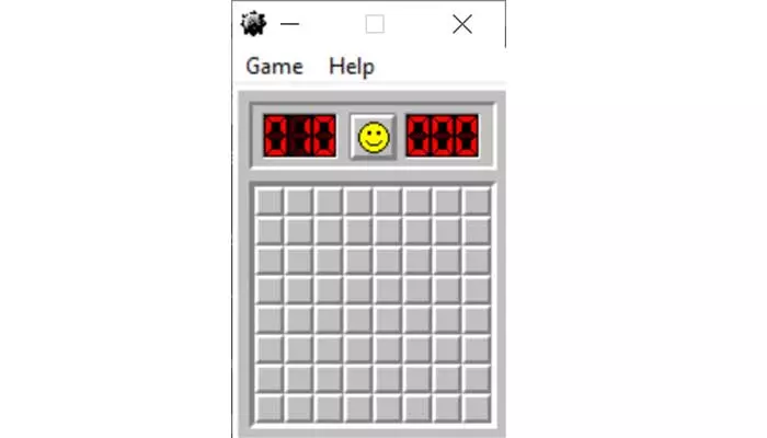 ເກມຄລາສສິກ minesweeper