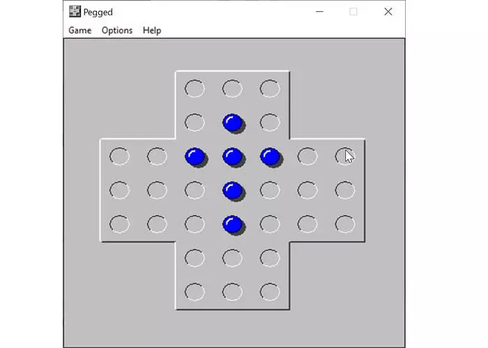 釘付けの古典的なゲーム