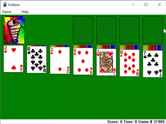 permainan klasik solitaire