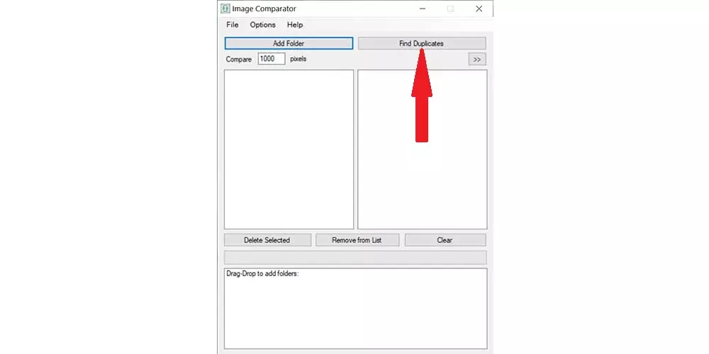 Image Comparator lub ntsiab zaub mov pom cov duplicates