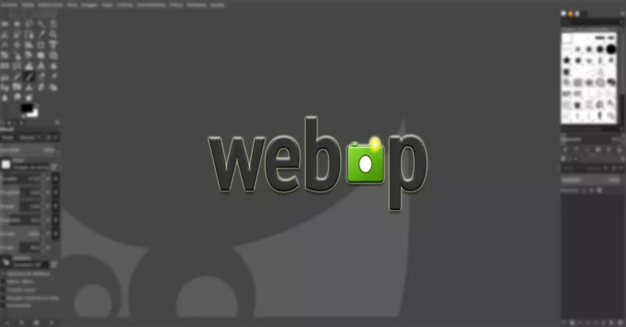 WebP fformat GIMP