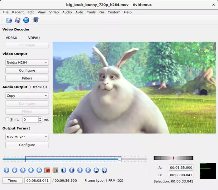 Editor video Avidemux