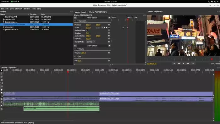 Oliven video editor