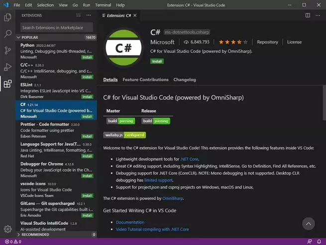 Visual Studio Code - Extensions 3