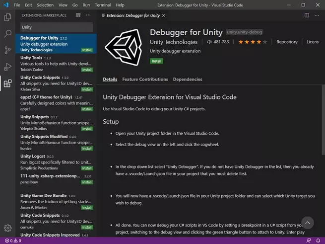 Visual Studio Code - Ընդլայնումներ 5