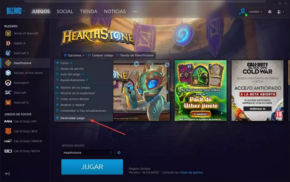 Battle.net - Budata wụnye egwuregwu 8