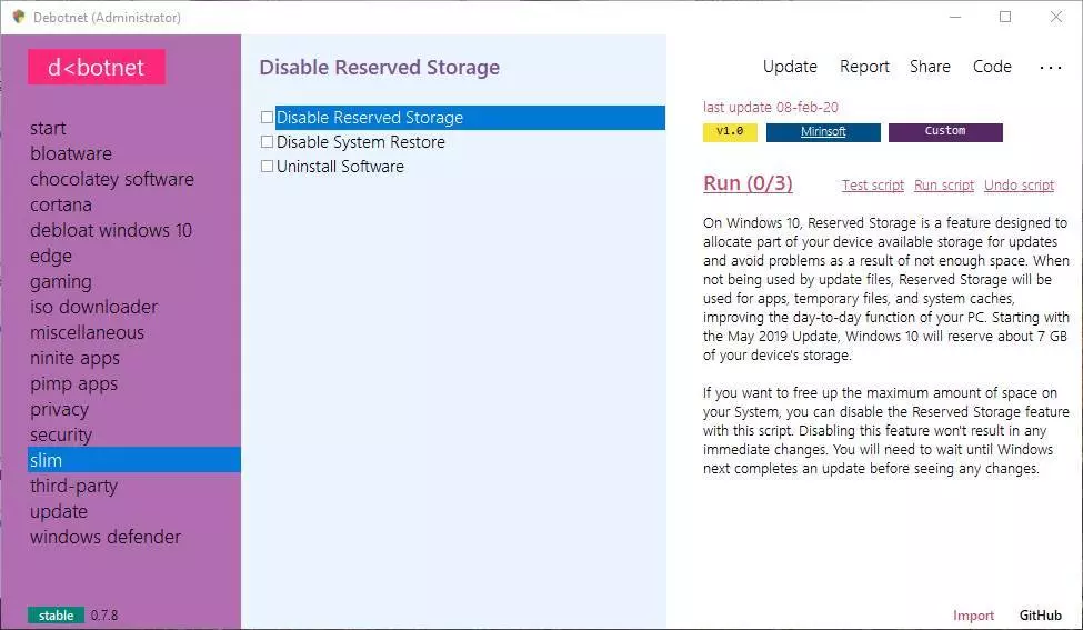 Debotnet - ပါးလွှာသည်။