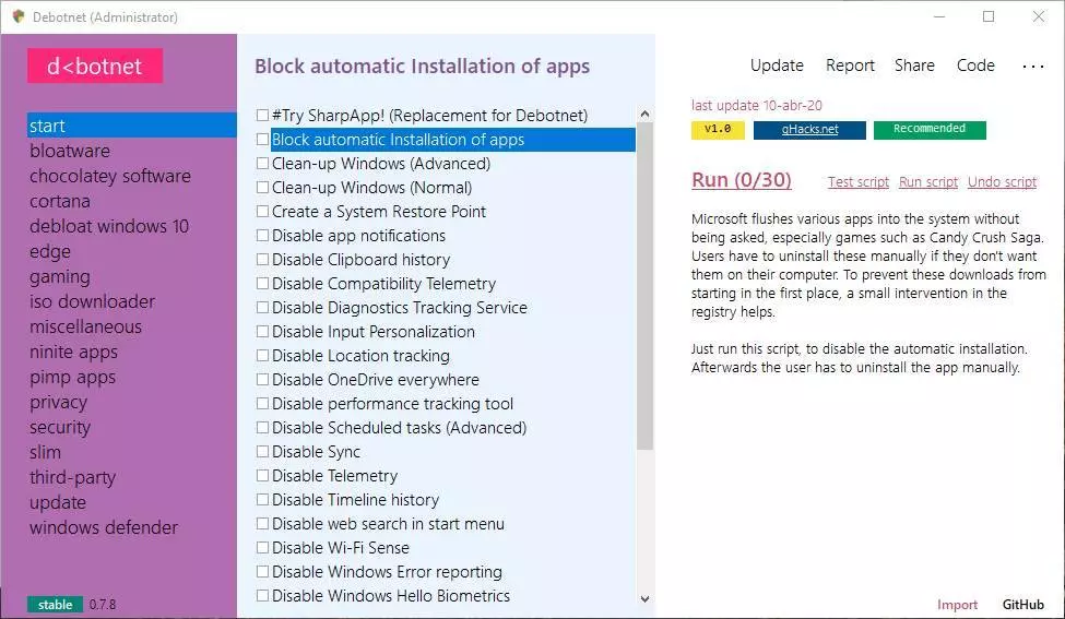 Debotnet - စတင်ပါ။