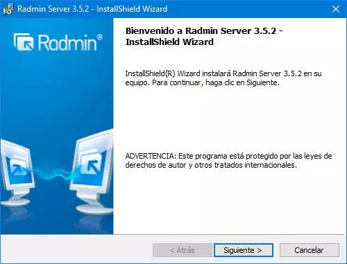 Install Radmin Server - 1