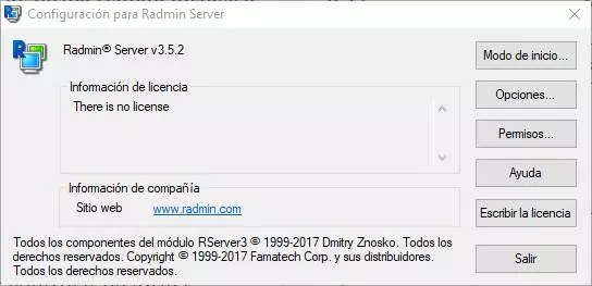 Radmin Server - Configure 1
