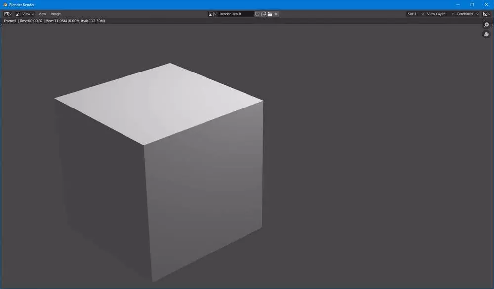 Blender - cube de rendu