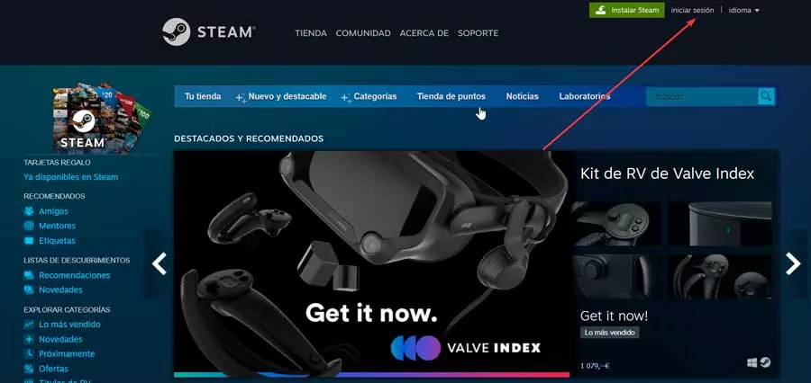 Prijavite se na Steam