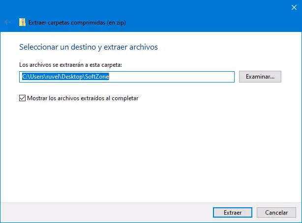 Decomprimi i file in Windows - Windows Compressor 2