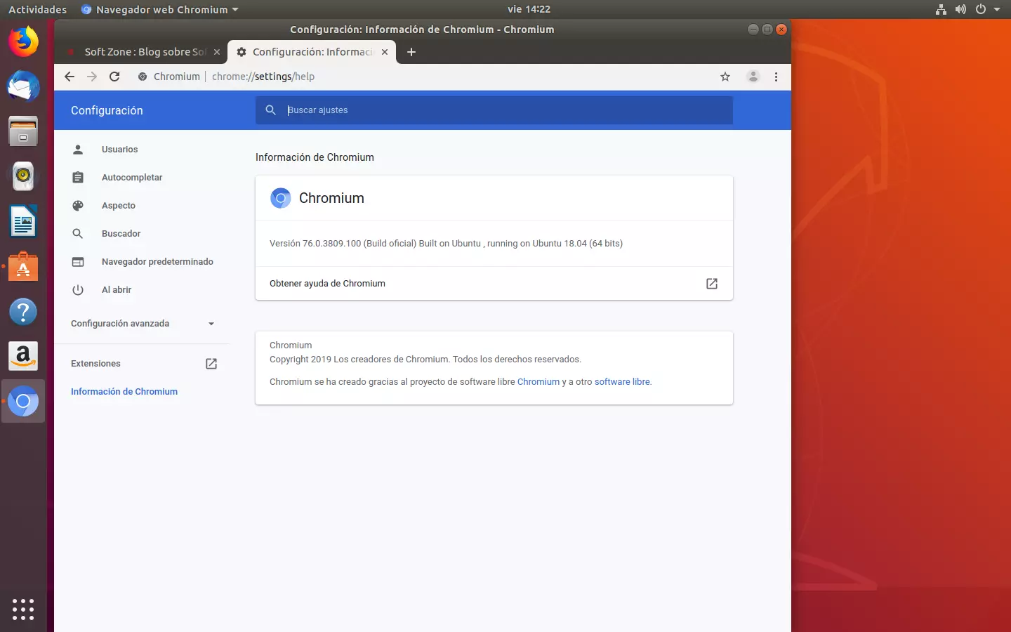 Chrome trên Ubuntu