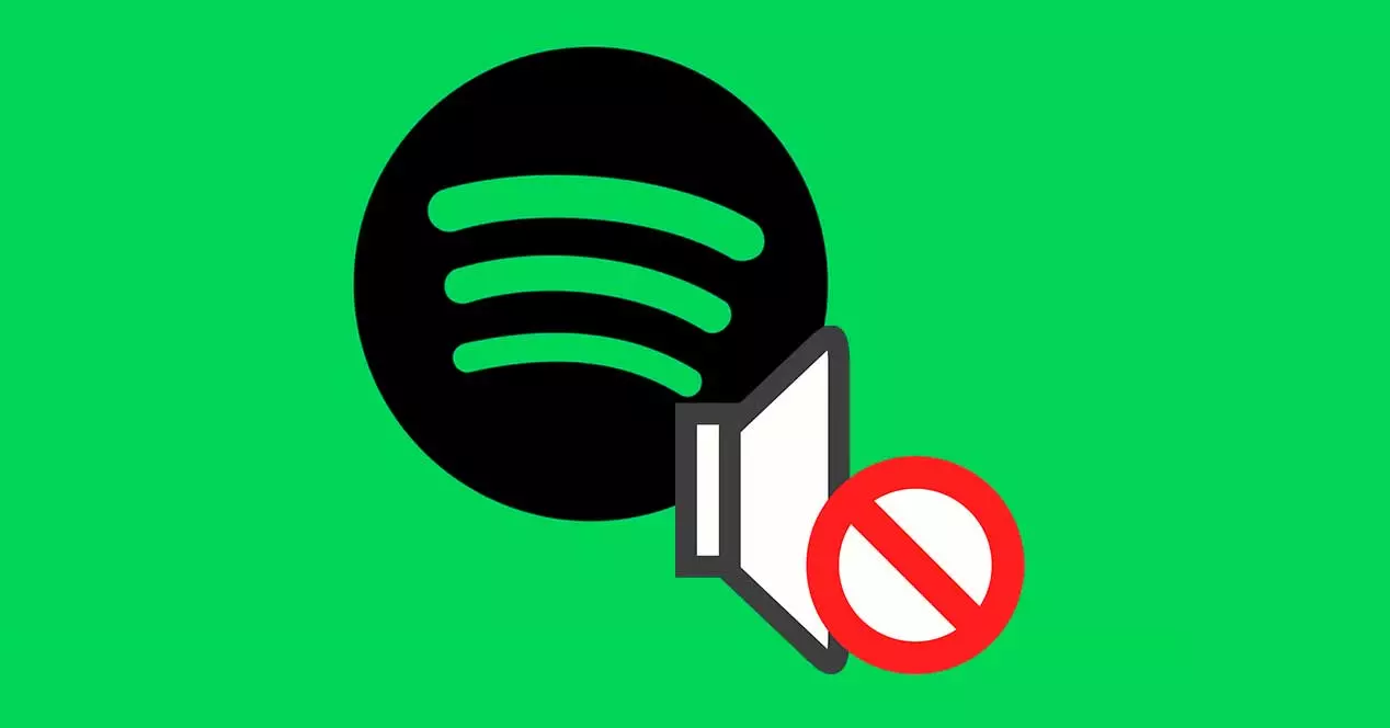 mute spotify