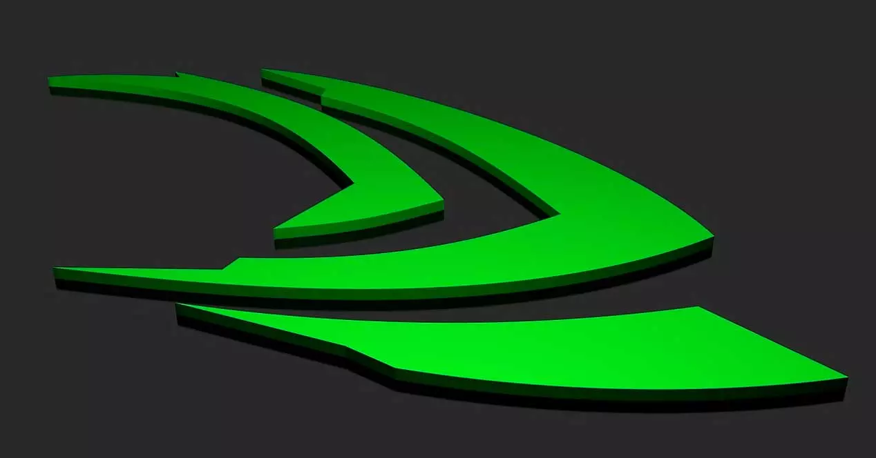 Flat na logo ng Nvidia