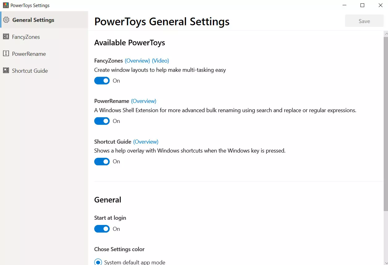 powertoys-interface: