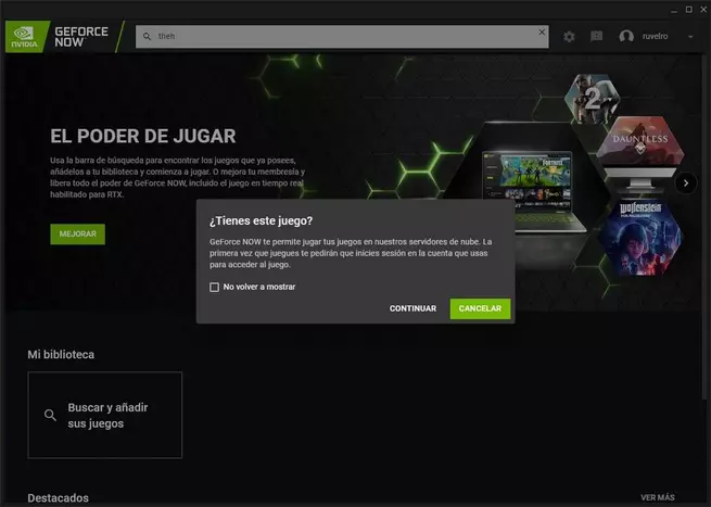 GeForce Now - spielje fergees spultsje