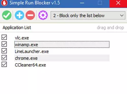 Simple Run Blocker