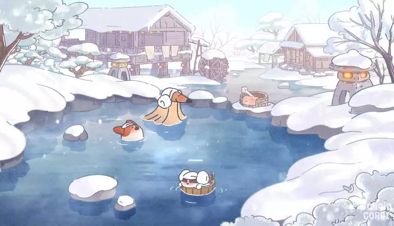 Doggie Corgi animated backgrounds