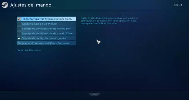 Sanya Mai Kula da Xinput Steam