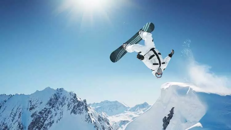 snowboard baggrund