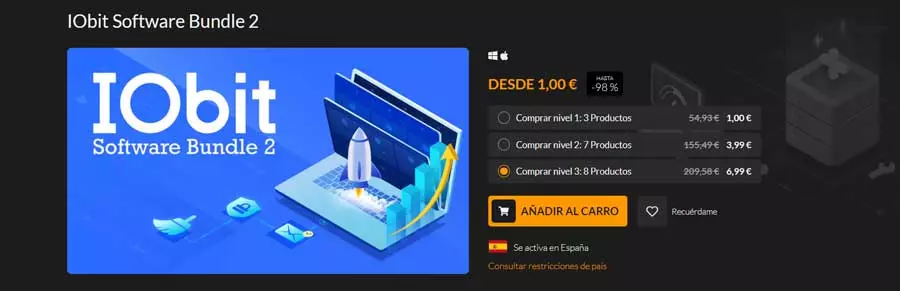 IObit Software Bundle 2 zụta site na 1 euro