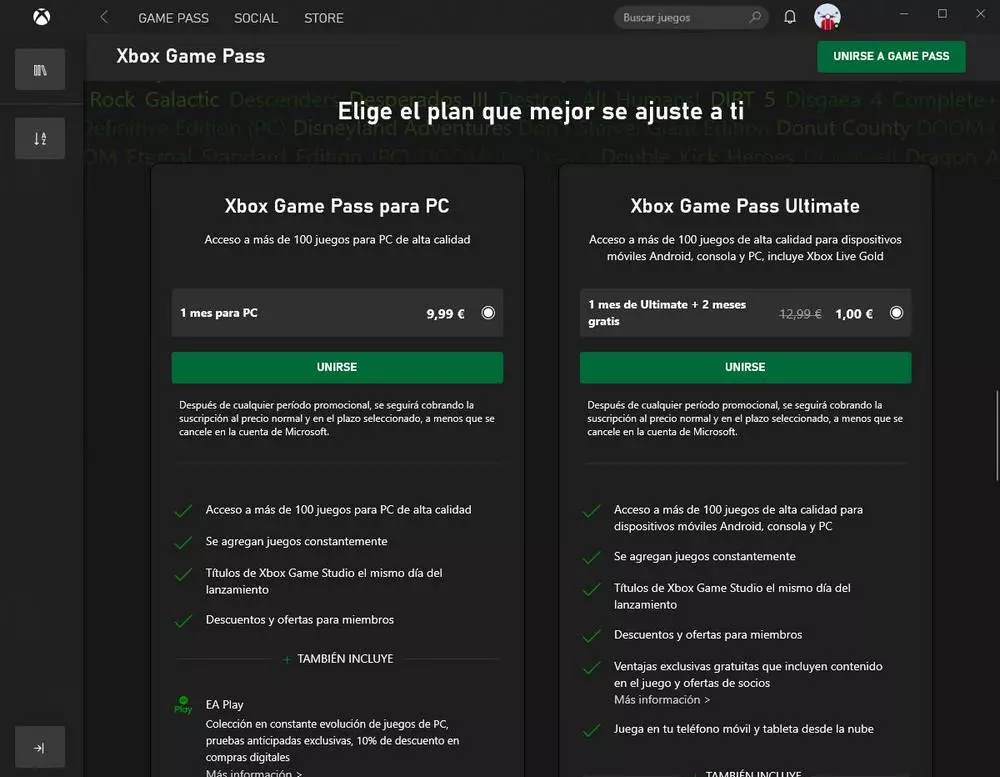 I-Xbox App izinyanga ezi-3 i-euro eyi-1