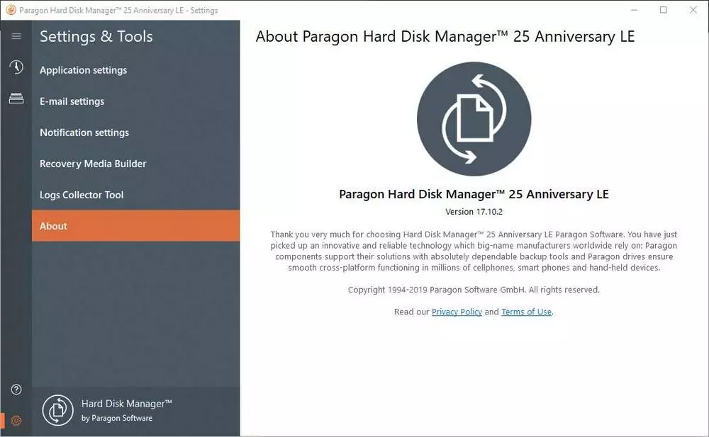 Hard Disk Manager 25 vjetori LE