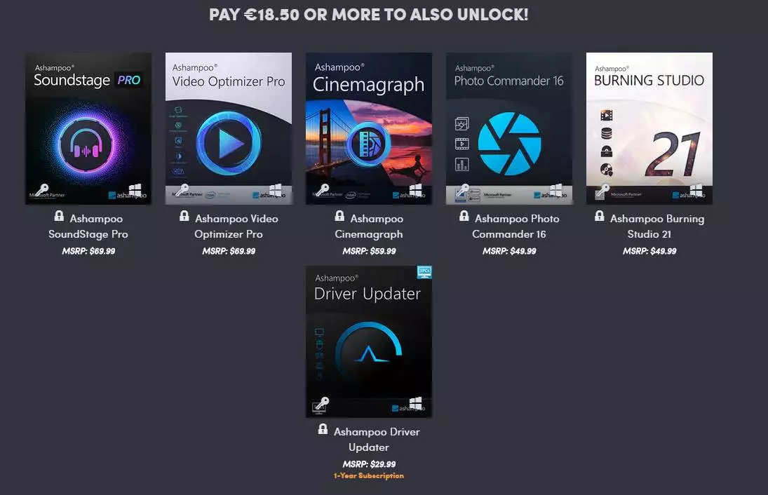 Humble Software Bundle Ashampoo - 3