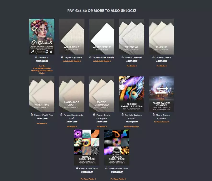 Humble Bundle ხატვის პროგრამები