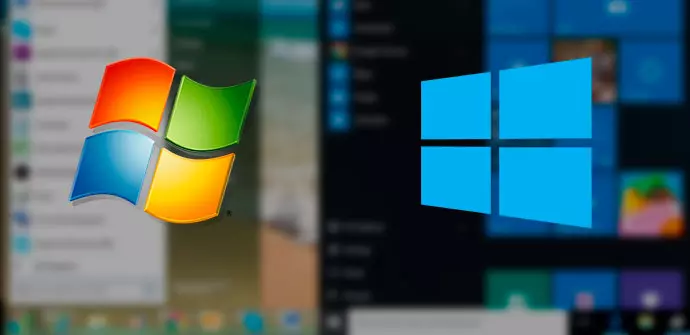 Windows 7 le Windows 10