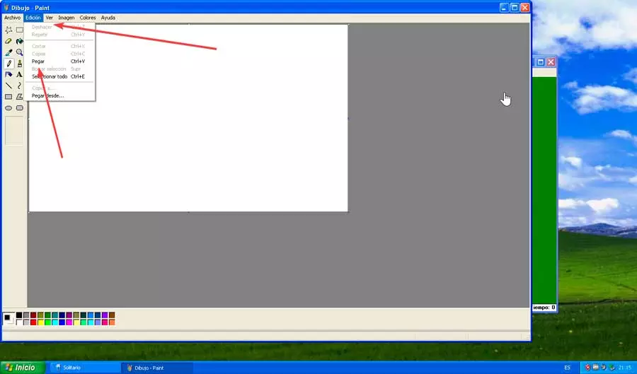 Windows XP zalijepite u Paint