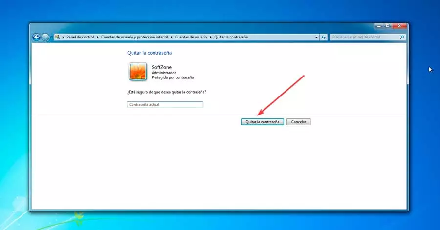 odstrániť heslo v systéme Windows 7