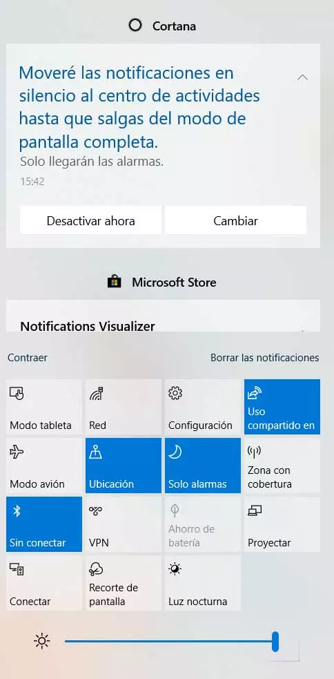 Windows 10 Action Center