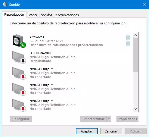 Ikkonfigura l-ħoss fil-Windows 10 - 17