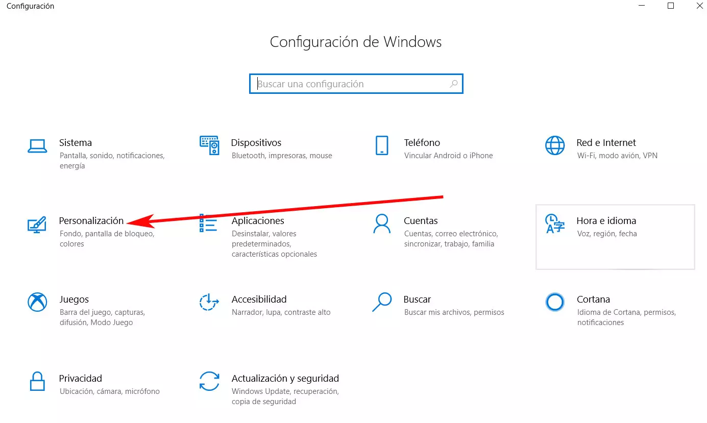Windows 10 Konfiguratioun