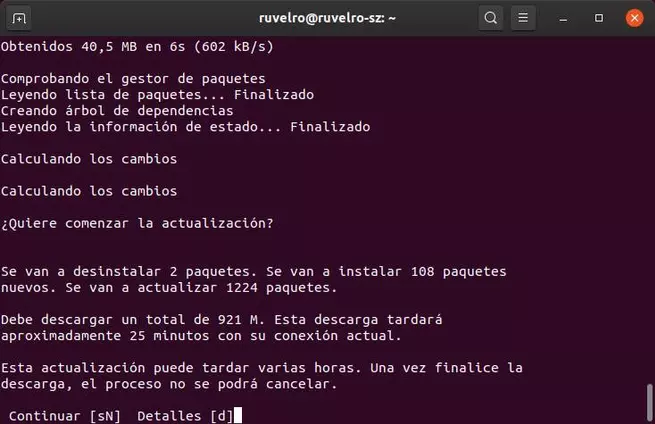 Fumana le ho khoasolla mofuta o mocha oa Ubuntu ho terminal - 2