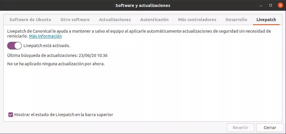 Washa Livepatch Ubuntu