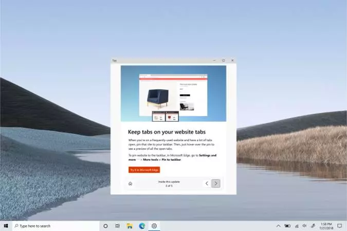 Leideanna Tógáil 20190 Windows 10