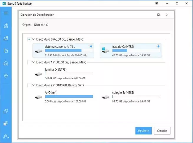 EaseUS Todo Backup - Cloner un disque dur vers un SSD - 2