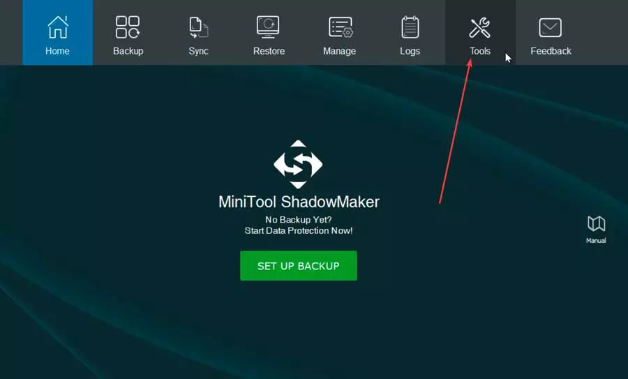 MiniTool ShadowMaker ကိရိယာများ