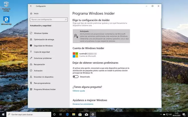 Windows 预览体验计划 - 8